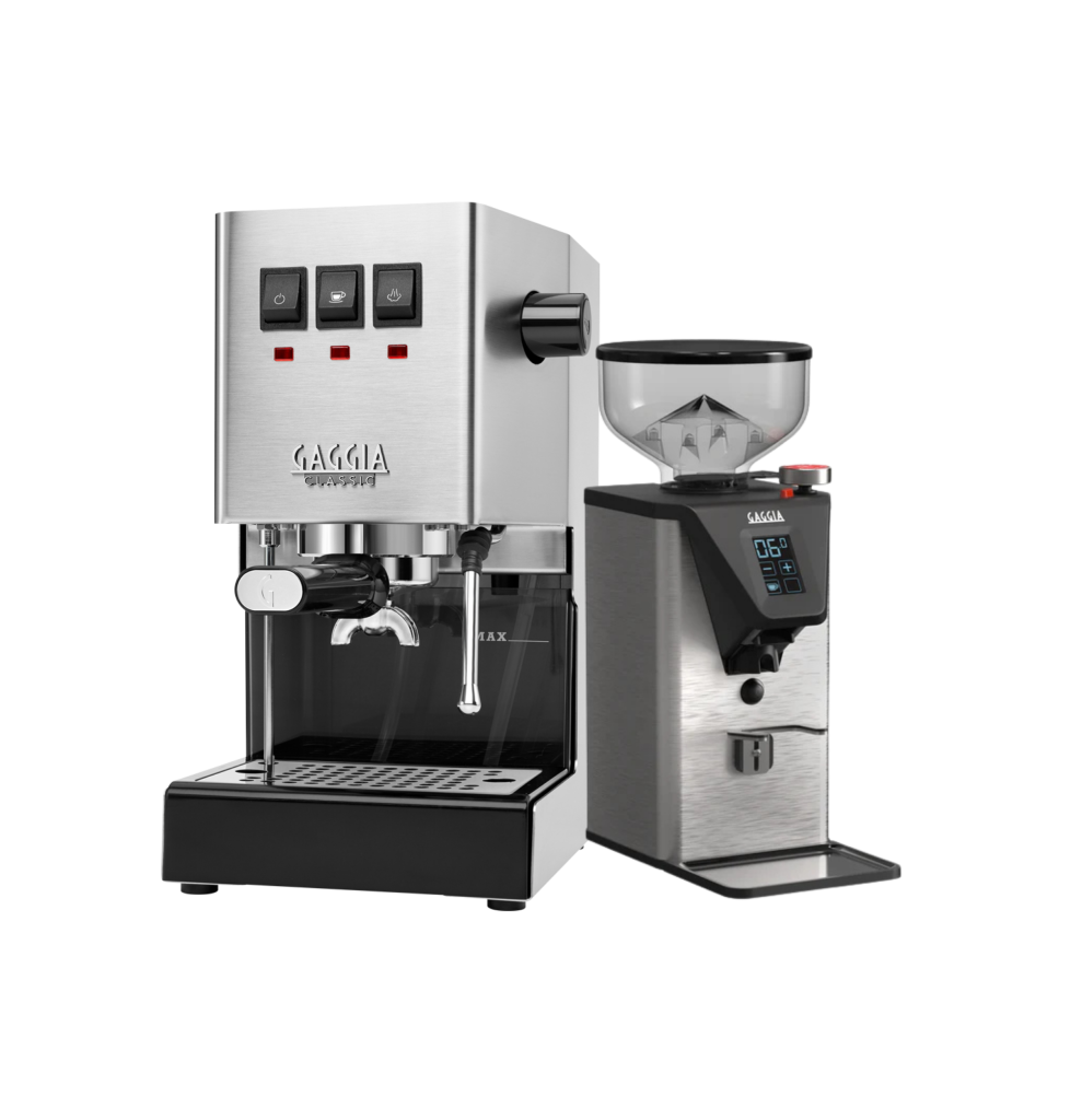 Gaggia Classic Pro & Eureka Magnifico Coffee Grinder - White Bundle ...