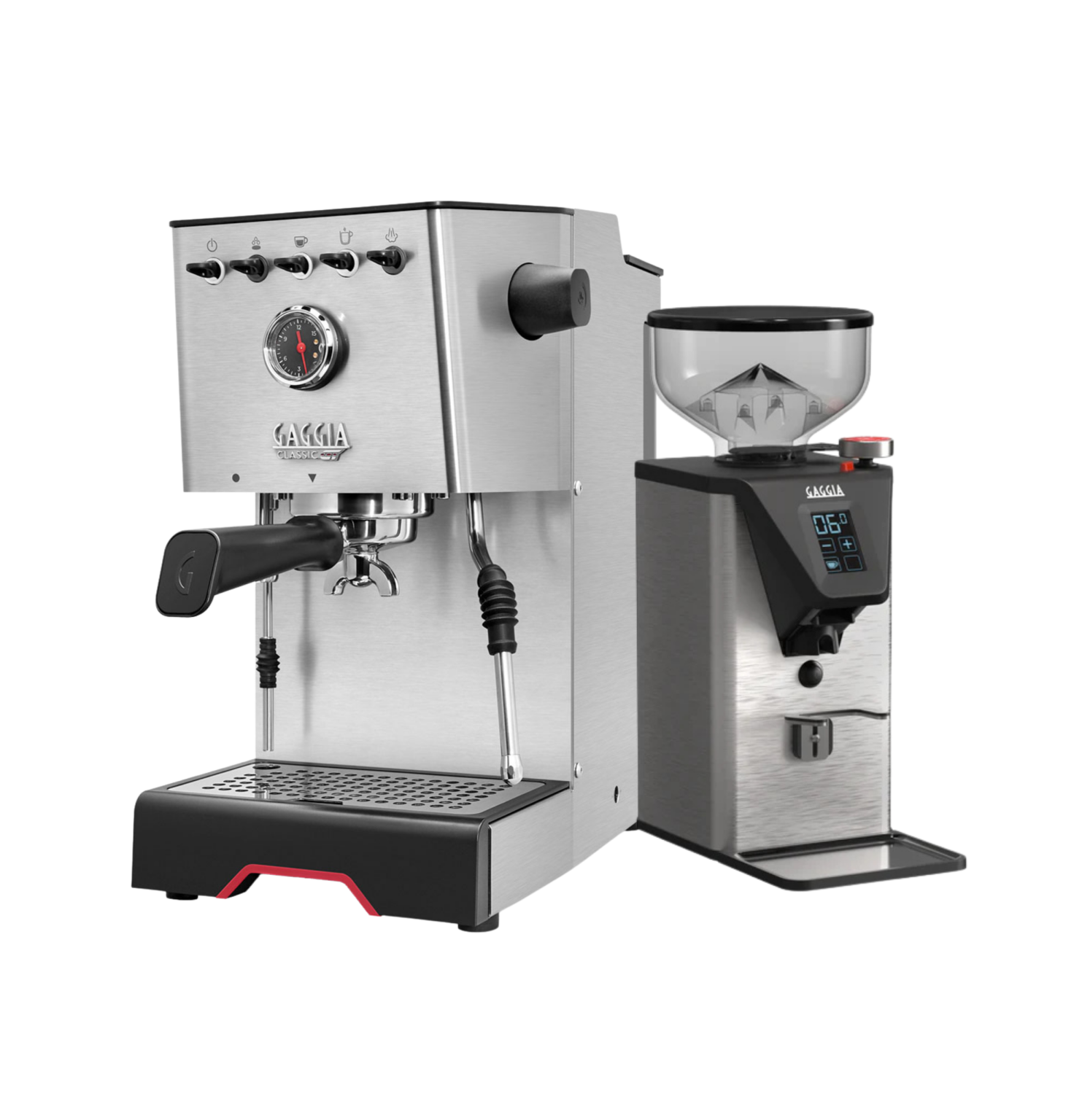 Gaggia Classic Pro & Eureka Magnifico Coffee Grinder - White Bundle ...
